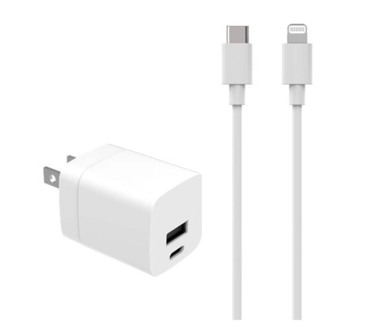 Bluehive 30W Wall Charger & USB-C to Lightning Cable Dual Pack, Fast ...